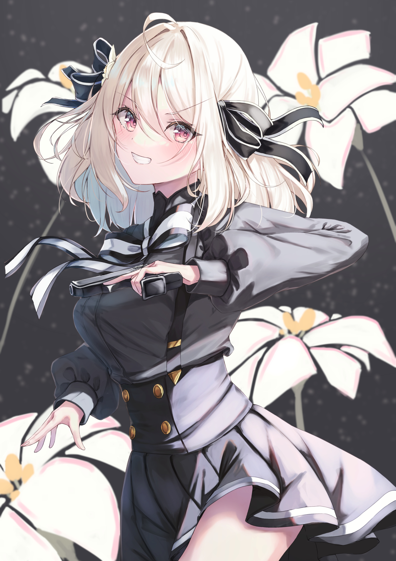 aki tsune spy kyoushitsu lily (spy kyoushitsu) gun seifuku skirt lift | #1116004 | yande.re